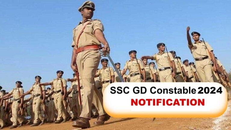 SSC GD Notification 2024 Exam Date Declrared || 26,146 New Vacancies ...